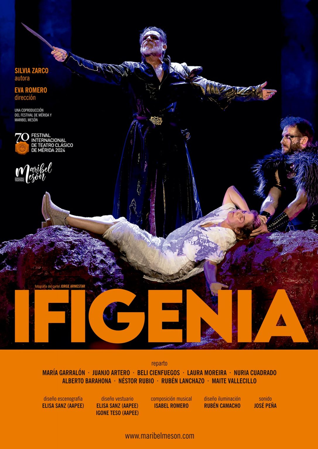 Ifigenia - Maribel Mesón - Distribuidora y Productora de Teatro